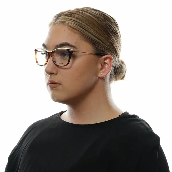 POLICE Metal & Plastic Full-rim Butterfly Eyeglasses