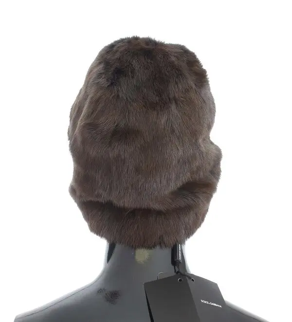 Dolce & Gabbana Weasel Fur And Cashmere Beanie