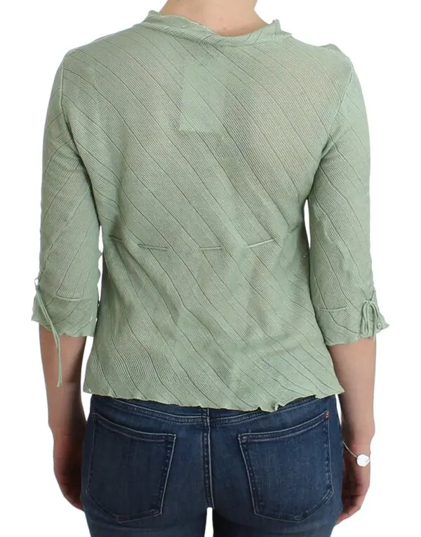Ermanno Scervino Knit 3/4 Sleeve Top