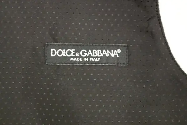 Dolce & Gabbana Wool Blend Single Breasted Vest