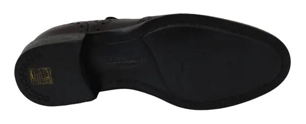 Dolce & Gabbana Leather Wingtip Oxford Dress Shoes