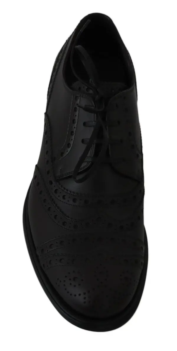 Dolce & Gabbana Leather Wingtip Oxford Dress Shoes