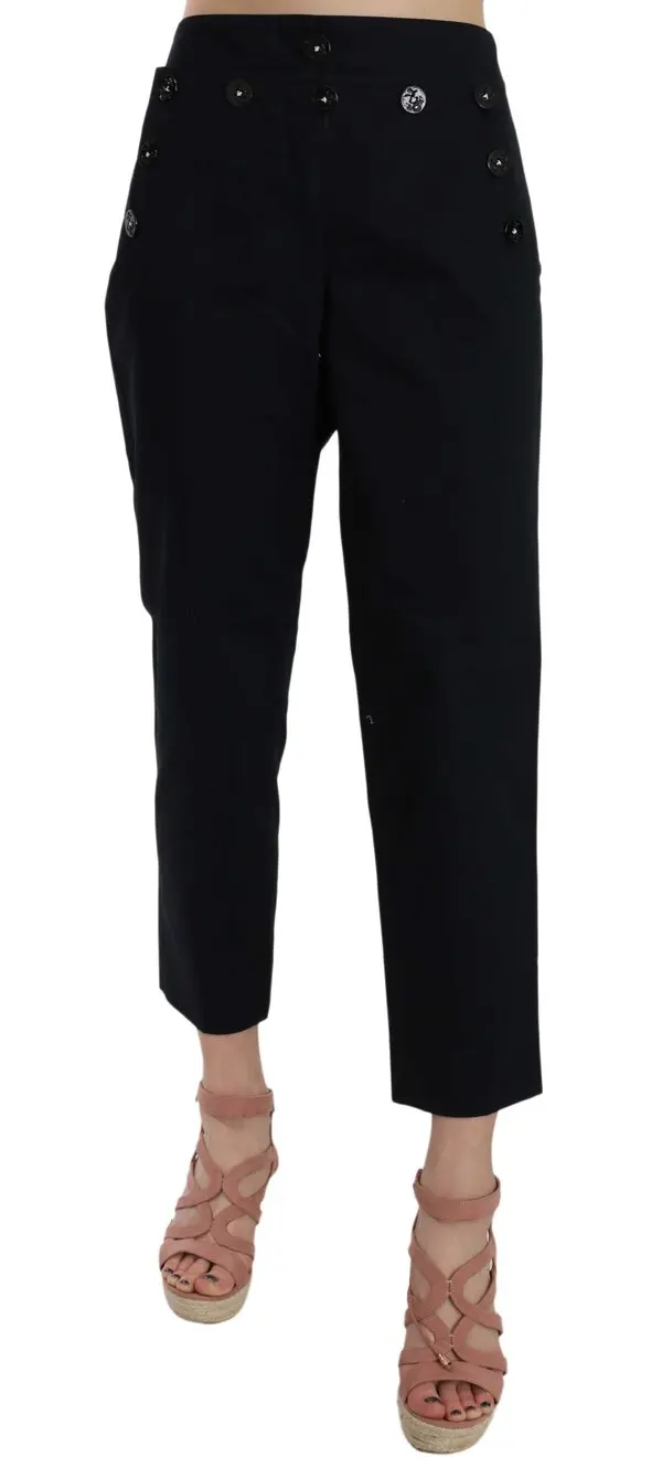Dolce & Gabbana Cropped Embellished Pants
