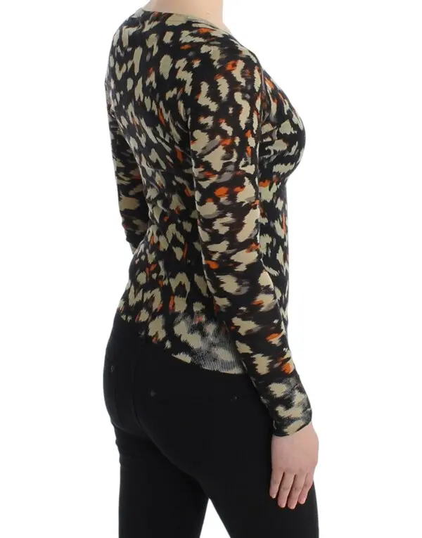 Roberto Cavalli V-neck Wool Jumper