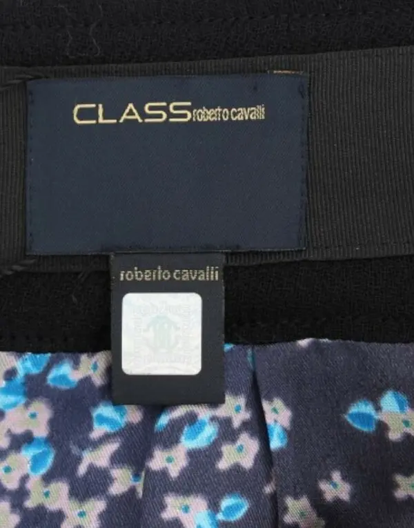 Roberto Cavalli Wool Pencil Skirt