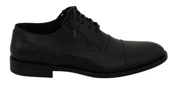 Dolce & Gabbana Leather Derby Shoes - Black