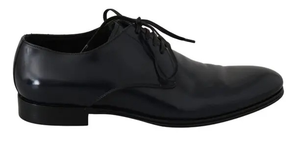 Dolce & Gabbana Leather Derby Dress Shoes - Blue