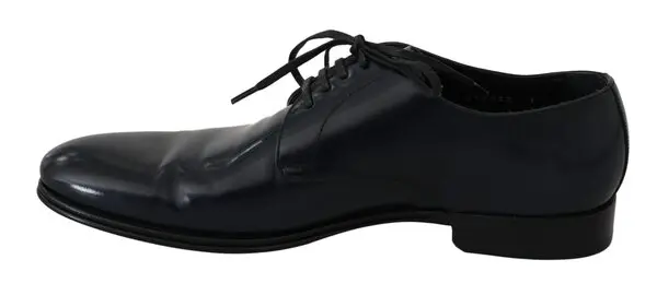 Dolce & Gabbana Leather Derby Dress Shoes - Blue