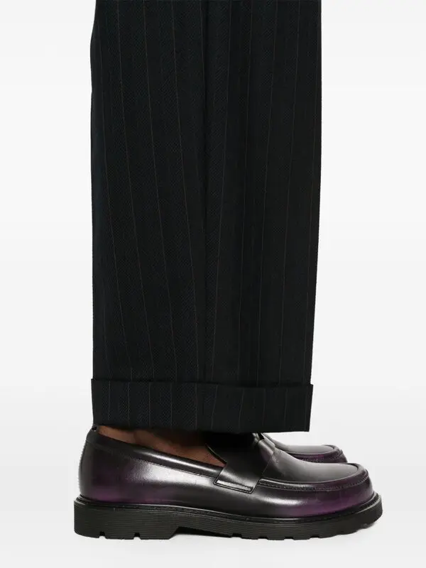 Miu Miu High-waisted Pinstripe Trousers