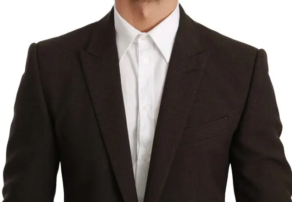 Dolce & Gabbana Slim Fit Blazer - Brown