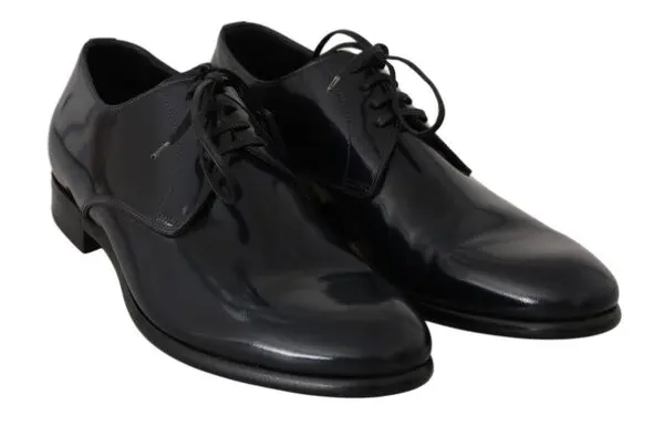 Dolce & Gabbana Leather Derby Shoes - Blue