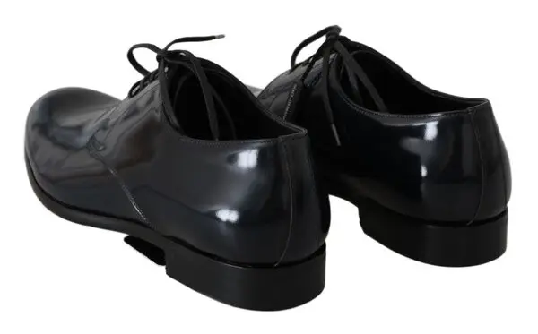 Dolce & Gabbana Leather Derby Shoes - Blue