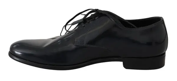 Dolce & Gabbana Leather Derby Shoes - Blue