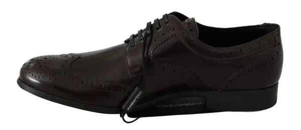 Dolce & Gabbana Leather Brogues Oxford Wingtip Shoes