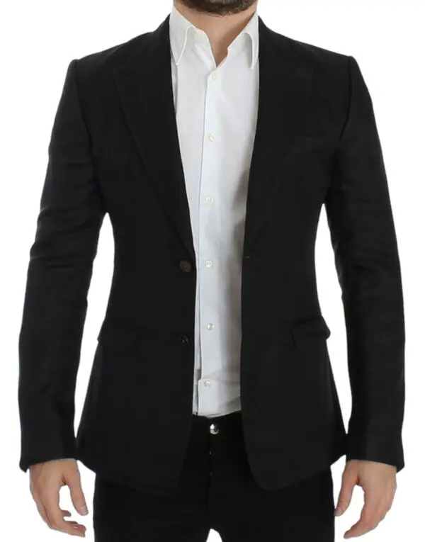 Dolce & Gabbana Silk Slim Fit Blazer