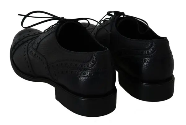 Dolce & Gabbana Leather Wingtip Oxford Dress Shoes