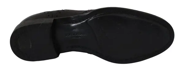 Dolce & Gabbana Leather Wingtip Oxford Dress Shoes