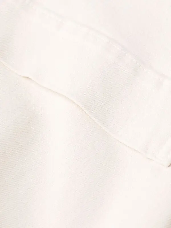 PAROSH Low-rise Wide-leg Jeans - White