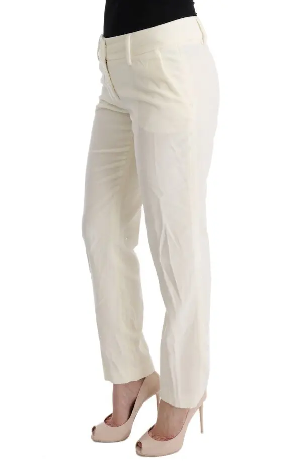 Ermanno Scervino Cotton Regular Fit Casual Pants