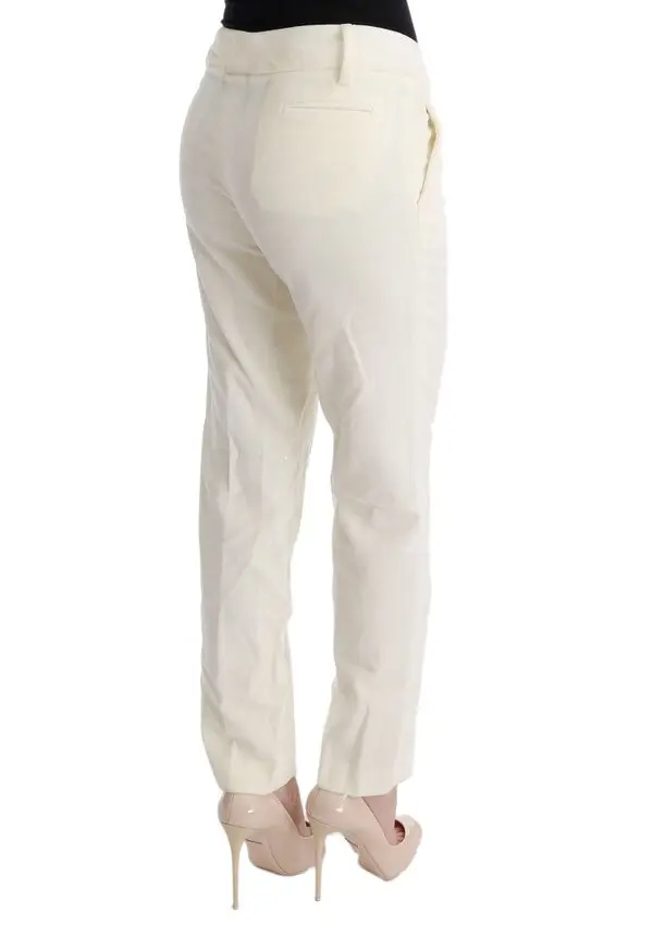Ermanno Scervino Cotton Regular Fit Casual Pants