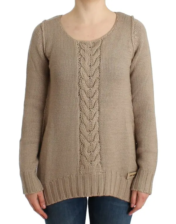 Roberto Cavalli Knitted Wool Sweater