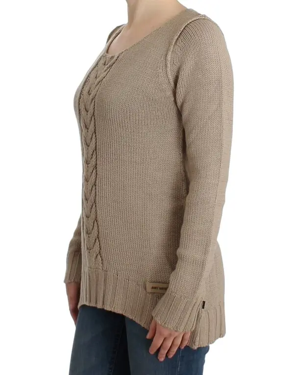 Roberto Cavalli Knitted Wool Sweater