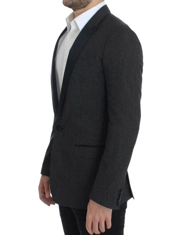 Dolce & Gabbana Wool Slim Martini Blazer - Black