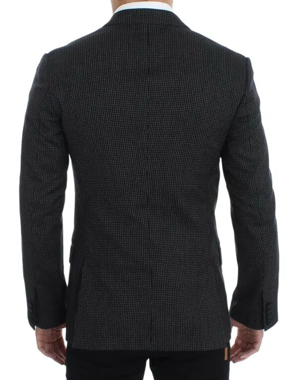 Dolce & Gabbana Wool Slim Martini Blazer - Black