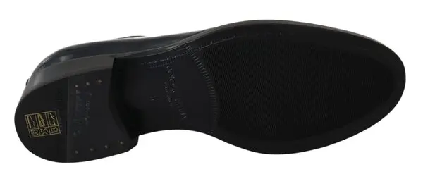 Dolce & Gabbana Leather Derby Formal Shoes - Blue