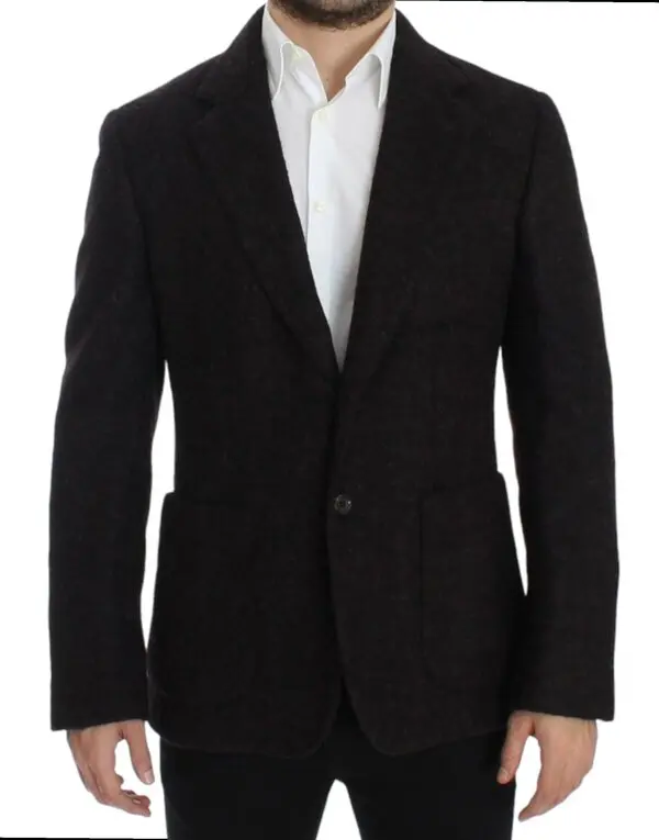 Dolce & Gabbana Alpaga Two Button Blazer - Bordeaux