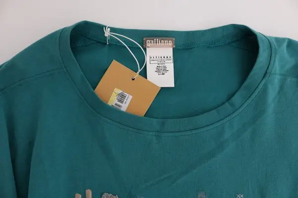 John Galliano Cotton Crewneck Oversized Sweater