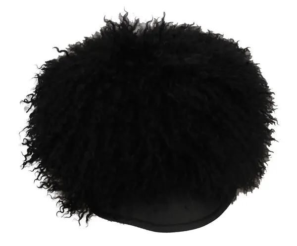 Dolce & Gabbana Tibet Lamb Fur Leather Gatsby Hat