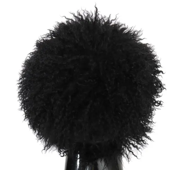 Dolce & Gabbana Tibet Lamb Fur Leather Gatsby Hat