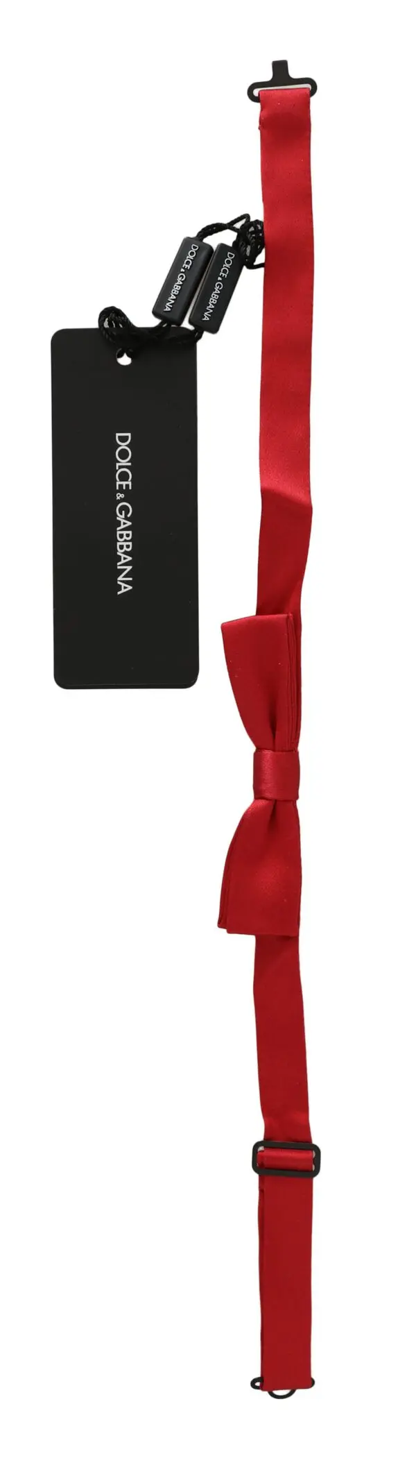 Dolce & Gabbana Silk Slim Bow Tie - Red