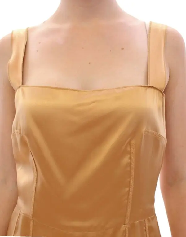 Dolce & Gabbana Silk Knee Length Sheath Dress