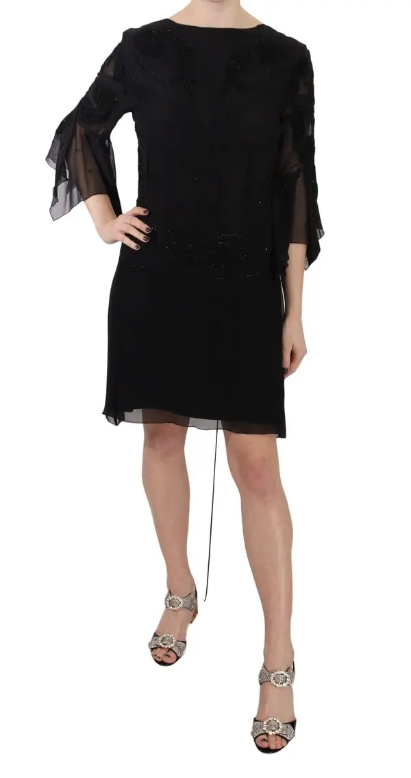 John Richmond Sequined Mini Shift Gown