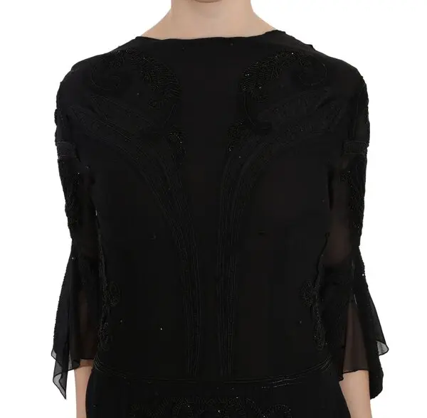 John Richmond Sequined Mini Shift Gown