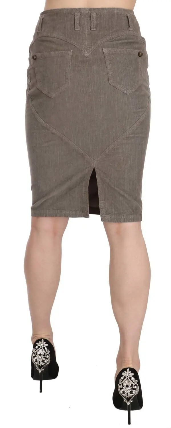 Just Cavalli Corduroy Pencil Skirt
