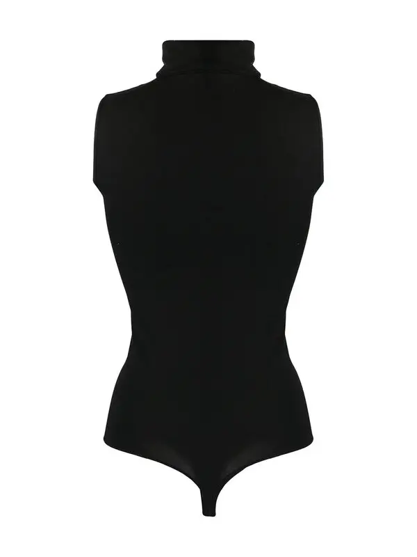 Wolford Roll-neck Sleeveless Body - Black