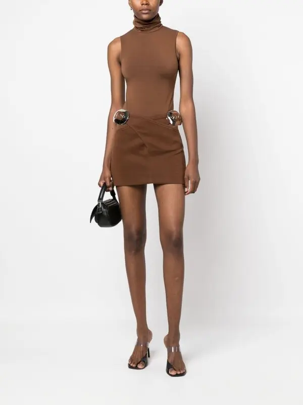 Wolford Roll-neck Sleeveless Body - Black