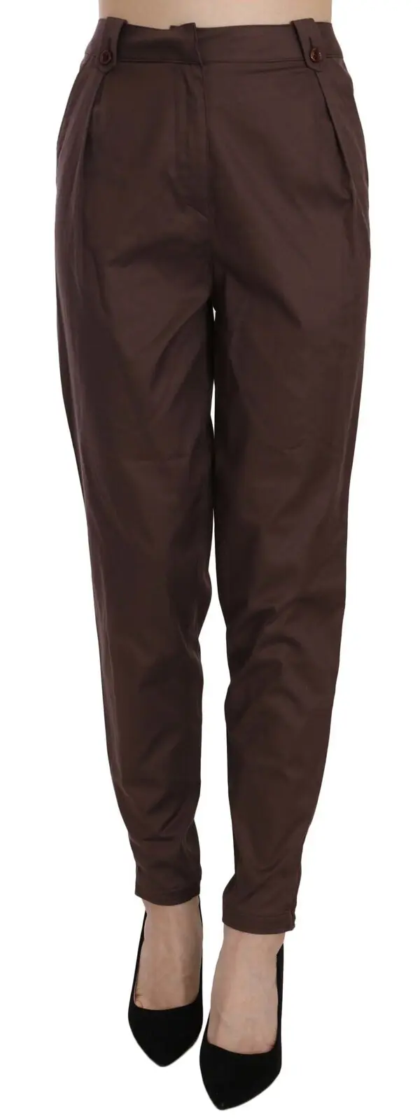 Just Cavalli High Waist Tapered Formal Trousers
