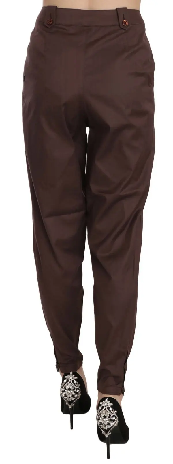 Just Cavalli High Waist Tapered Formal Trousers