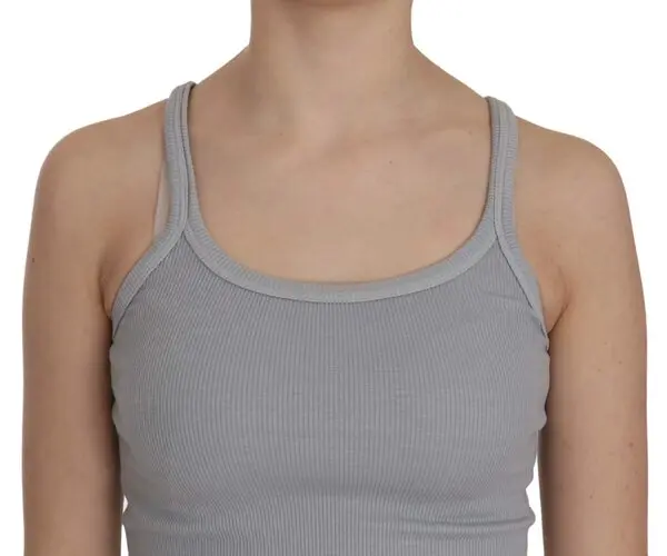 PINK MEMORIES Ribbed Spaghetti Strap Top