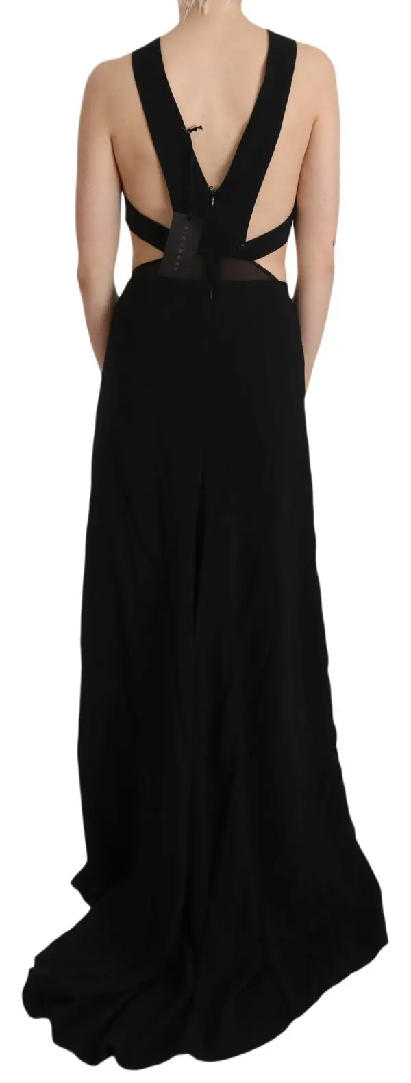 John Richmond Crystal Leather Gown
