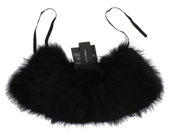 Dolce & Gabbana Fox Fur Collar Scarf