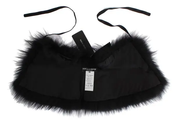 Dolce & Gabbana Fox Fur Collar Scarf