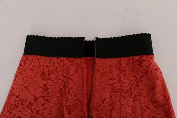 Dolce & Gabbana Macramé Lace Pencil Skirt