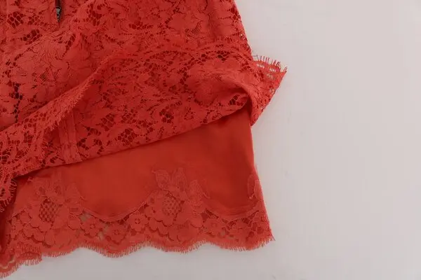 Dolce & Gabbana Macramé Lace Pencil Skirt