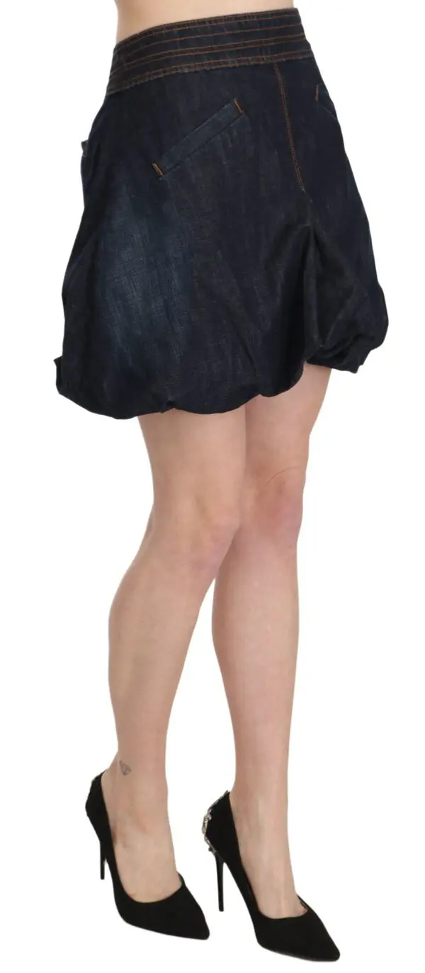 EXTE Ittierre Denim A-line Mini Skirt