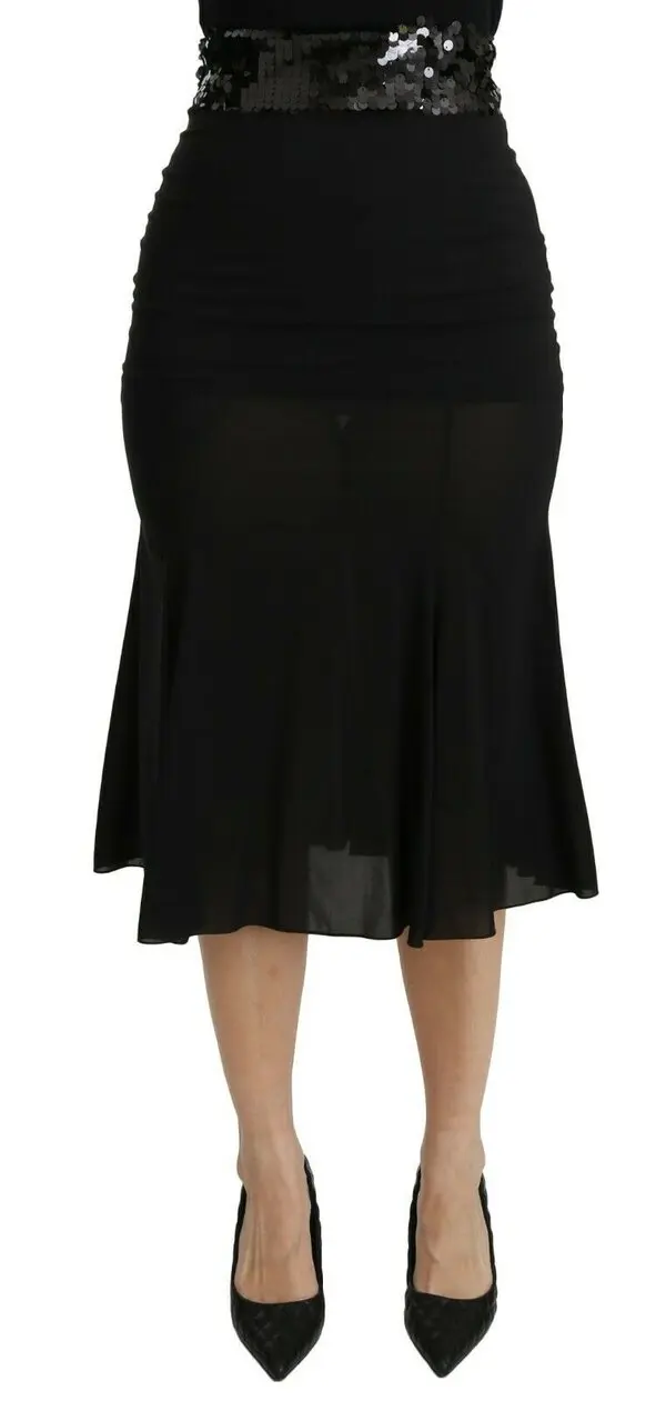 Dolce & Gabbana Mermaid High Waist Midi Skirt